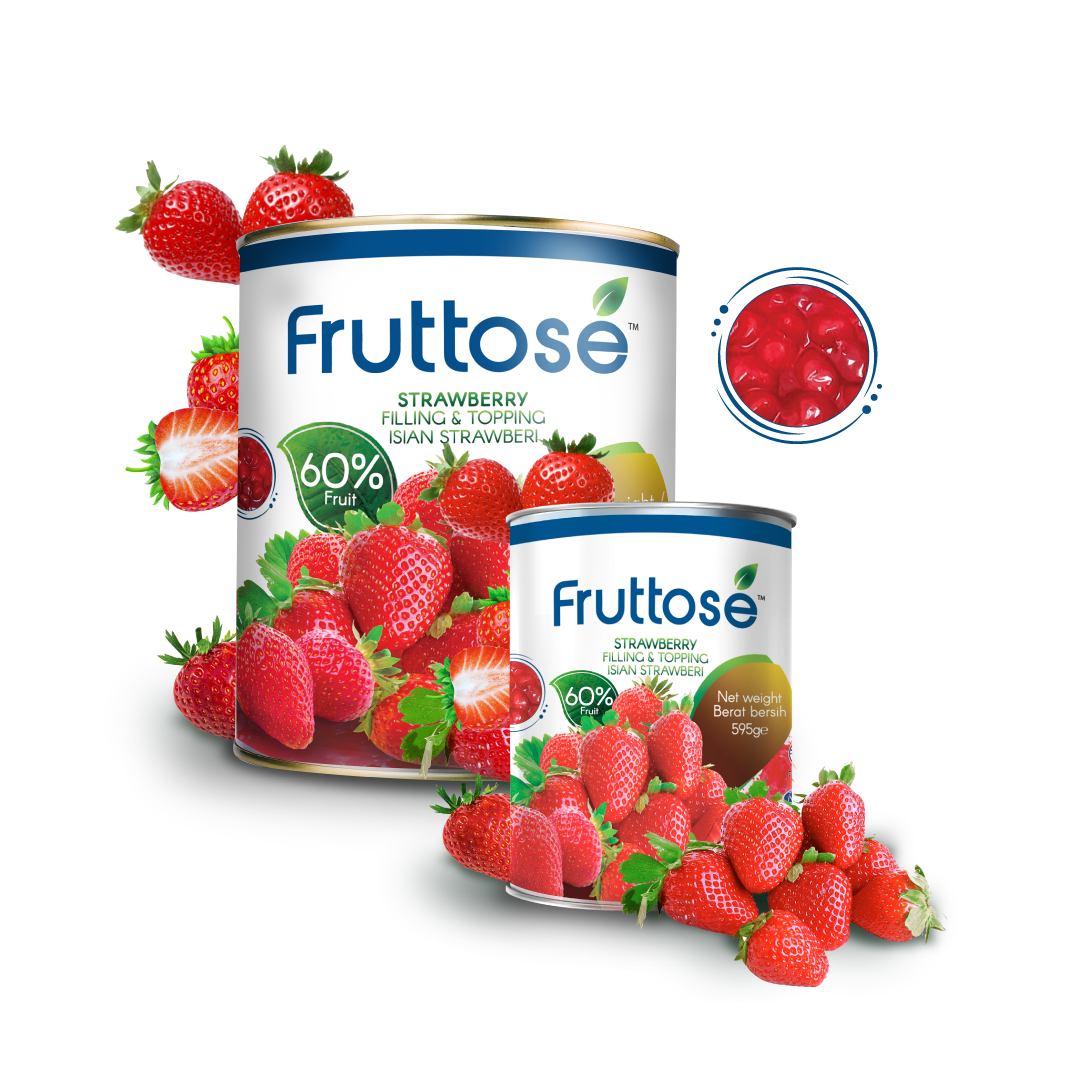 Strawberry Filling & Topping - Fruttose