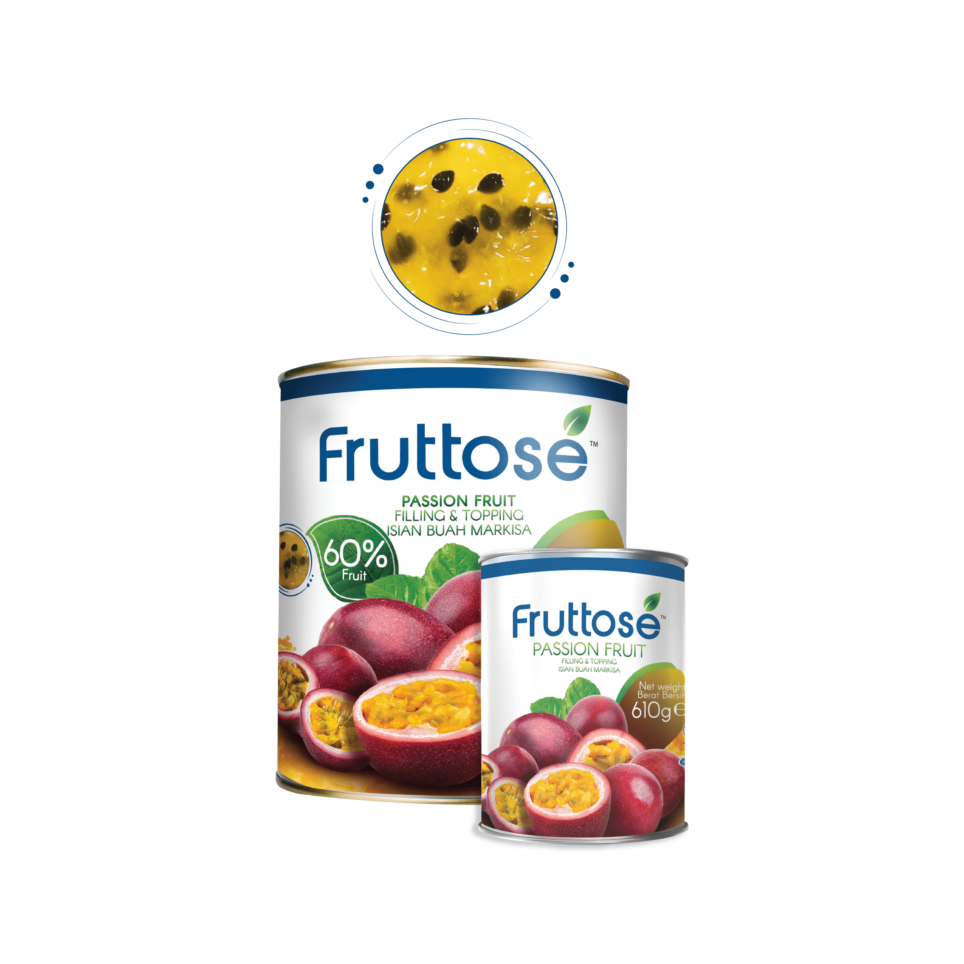 Passion Fruit Filling & Topping - Fruttose
